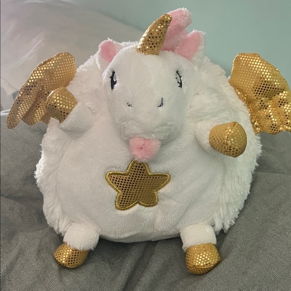 Squishable | Other | Super Cute White And Gold Unicorn Plush Toy From ...